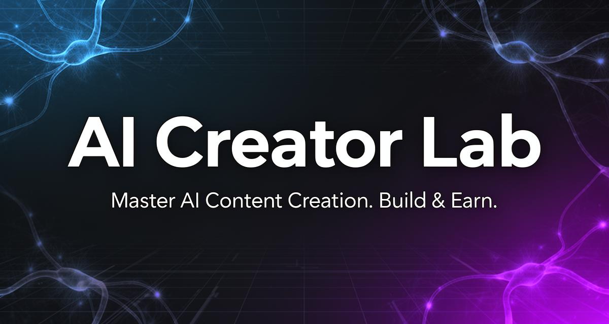 Sign Up & Log In — AI Creator Lab